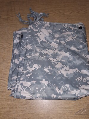 New USG Military Reversible Field Tarp ACU Ground Tarpaulin 90 x 80 ...