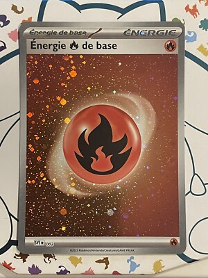 Carte Pokemon ENERGIE FEU 002 HOLO SVE EV3.5 MEW 151 FR NEUF | eBay
