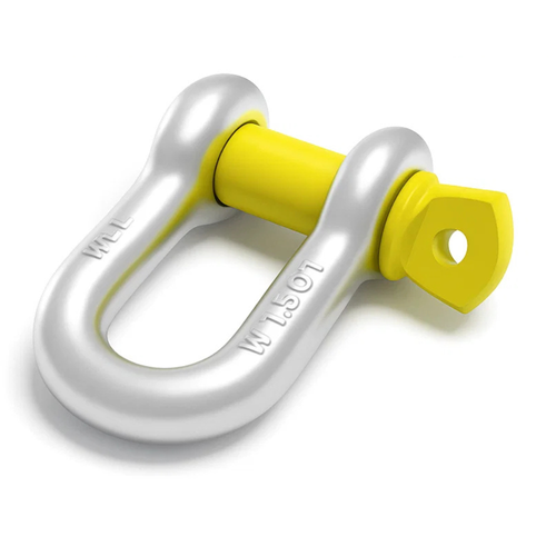 Ark D Shackle 11mm Galvanised 1500kg Rated Trailer Tow Chain Connector ...