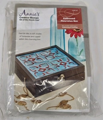 Annie's Creative Woman Kit of the Month Club Embossed Flourishes Box ...