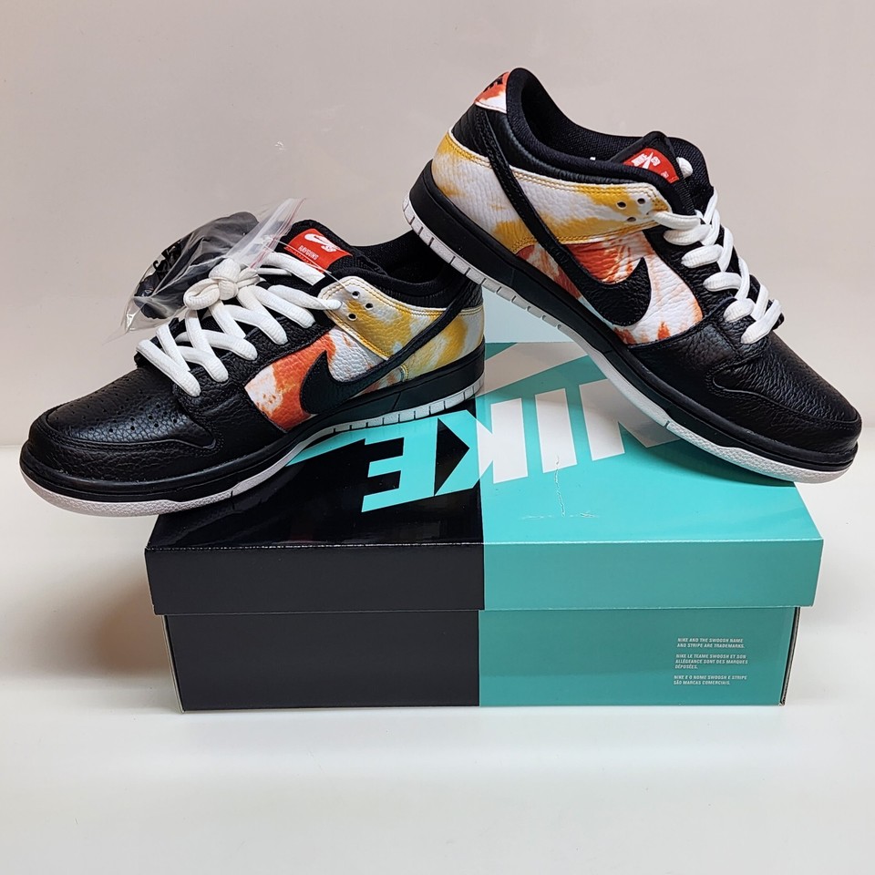 Nike SB Dunk Low Tie-Dye Raygun Black Men's Size 9.5 New! Deadstock ...