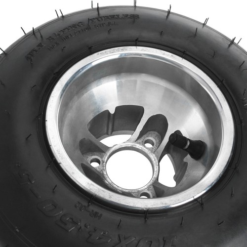 4pc 10x4.50-5 Tubeless Slick Tire Wheels 3 Stud Rim for Drift Trike ...