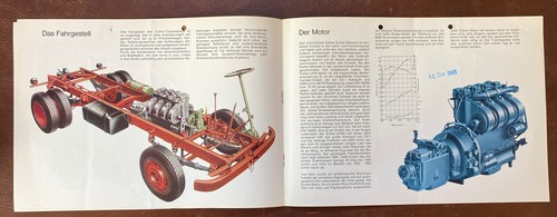 SELTEN! EICHER TRANSEXPRESS PROSPEKT GESTEMPELT 1965 | eBay.de