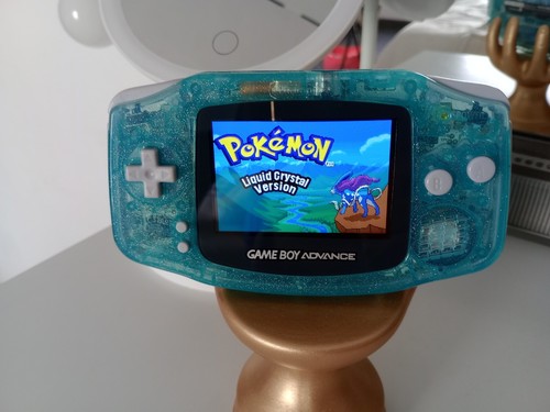 GBA Clear Blue Game Boy Advance GBA iPS LCD Screen | eBay