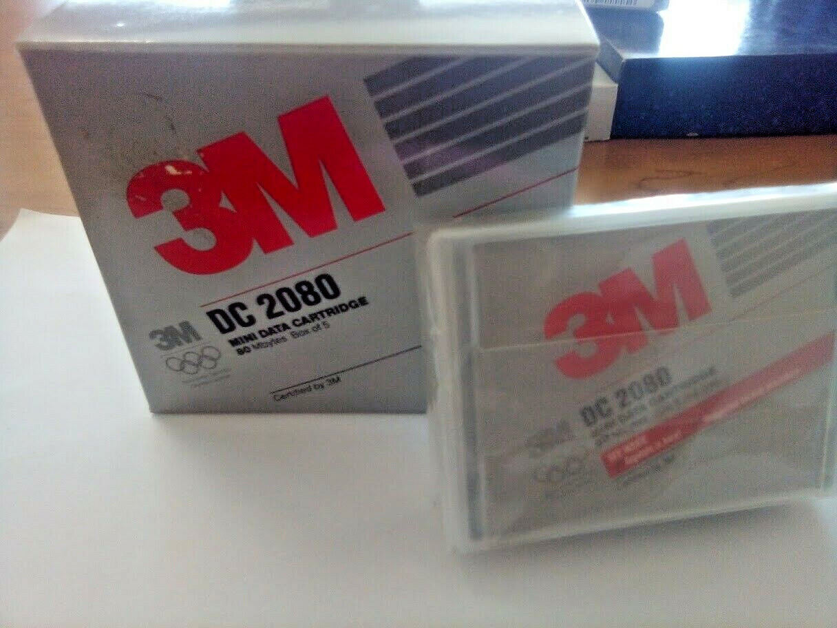3M Mini Data Tape Cartridge Storage Media DC2080, 80 Mbytes, QIC-80 | eBay
