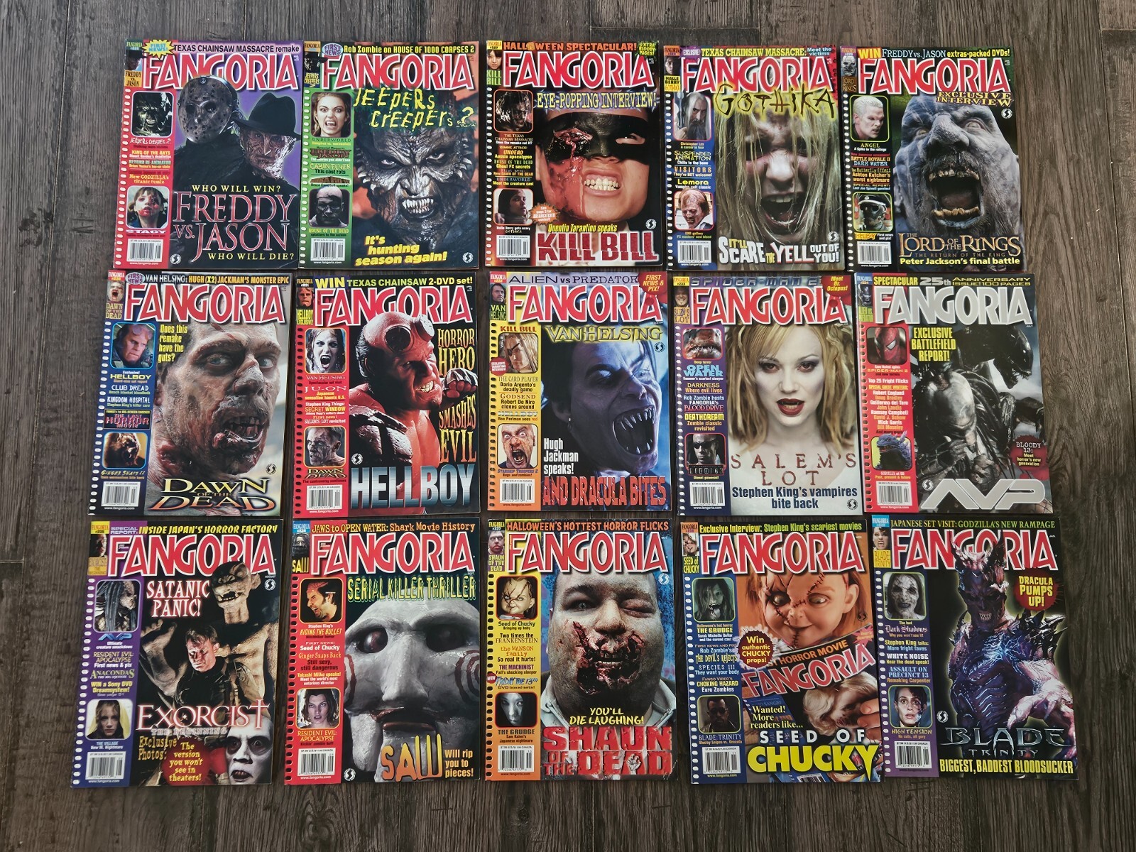 Fangoria Vintage Horror Magazine LOT OF 19 225-243 FULL RUN | eBay