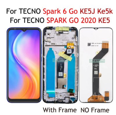 For Tecno Spark 6 GO KE5J KE5K Spark GO 2020 KE5 KE5S LCD Display Touch ...
