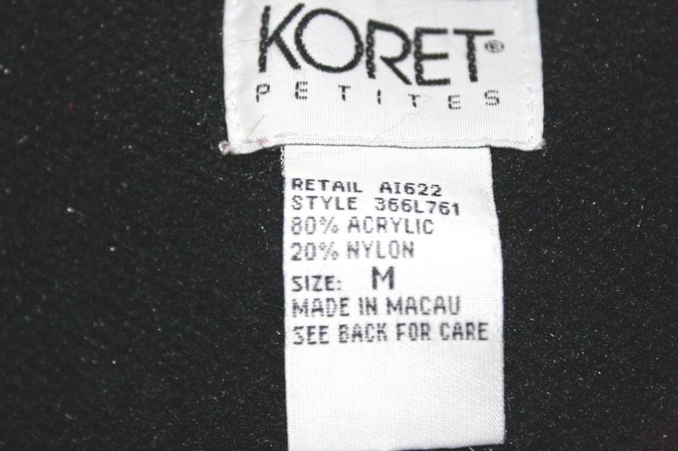 Koret Petites Holiday Poinsettia Sweater Vest Size M | eBay