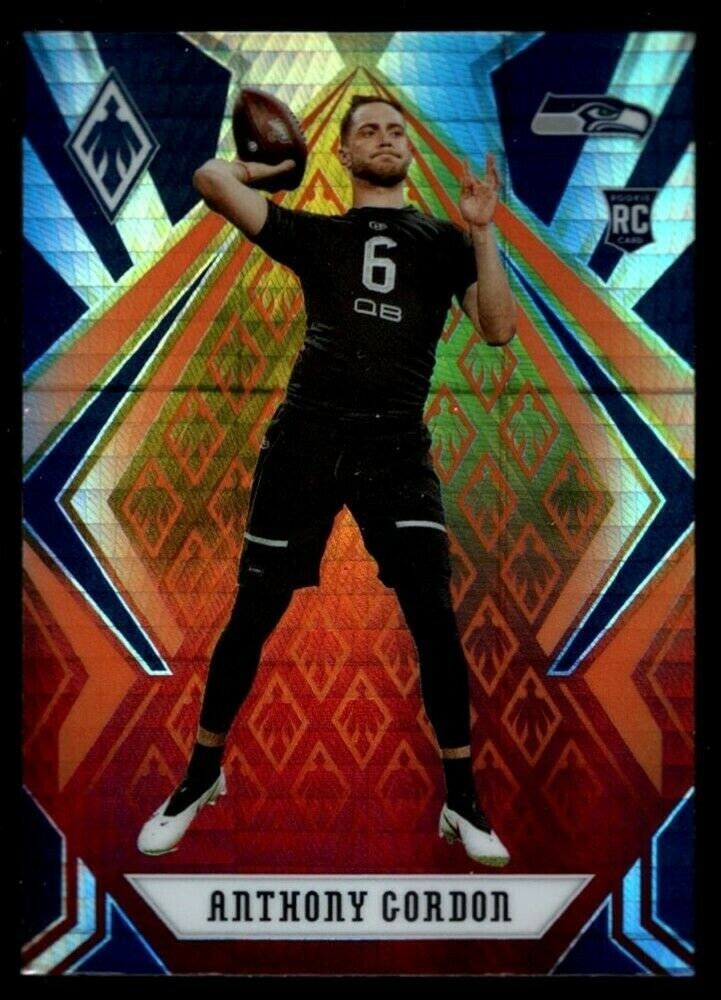 ANTHONY GORDON MINT SEAHAWKS ROOKIE FIRE BURST PRIZMS 192 RC 2020 ...