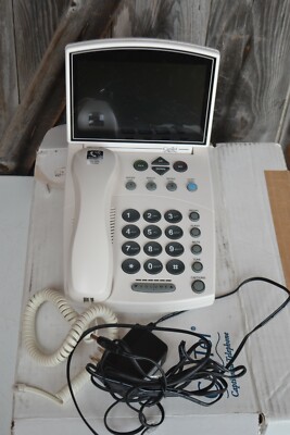 CapTel 840 Real Time Closed Cation Phone For Hearing Impaired Works ...