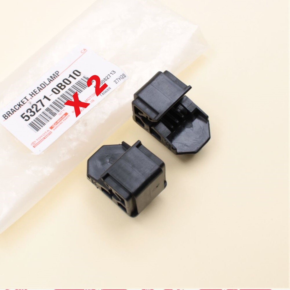TWO Genuine TOYOTA 4Runner Tacoma LEXUS RX330 Headlamp Mount Bracket ...