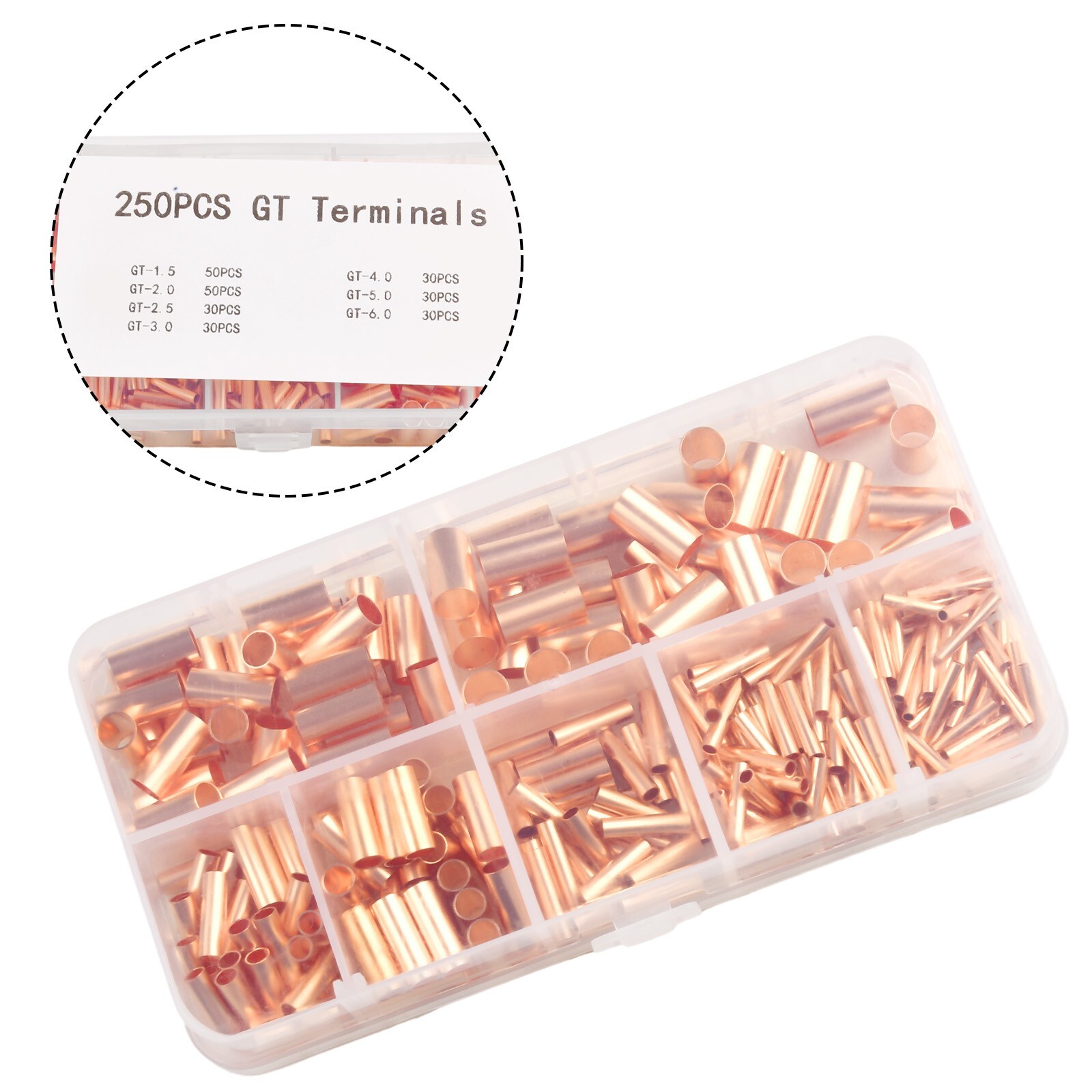 Versatile Copper Wire Ferrule Set for Household and Automotive Use ...