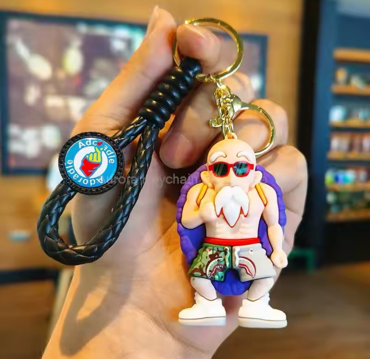 Dragon Ball Z Figure Master Roshi Keychain Key Ring | eBay