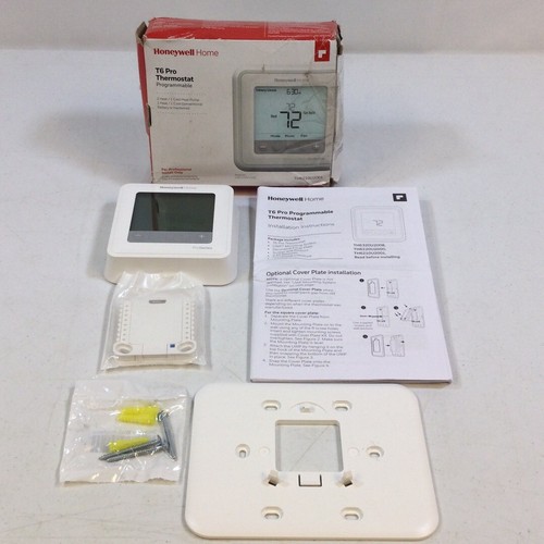 Honeywell Home T6 PRO TH6210U2001 White Digital Programmable Thermostat ...