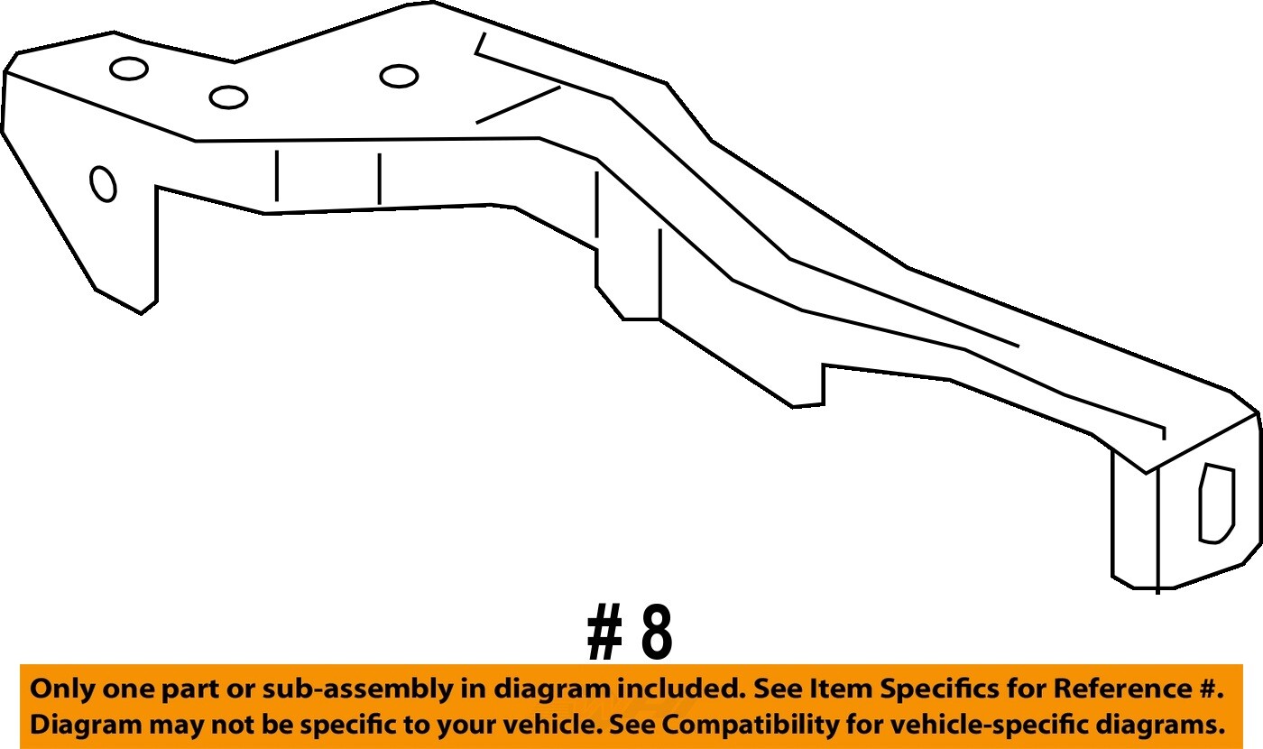Cadillac GM OEM 15-18 ATS Fender-Front Bracket Right 20940319 | eBay