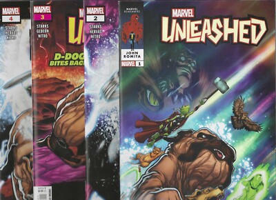MARVEL UNLEASHED #1 2 3 4 SET MARVEL COMICS 2024 KYLE STARKS | eBay