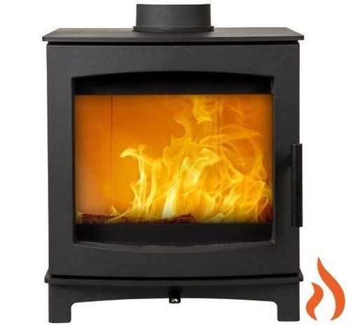 Tinder Box LARGE STOVE Tinderbox A+SOLID FUEL Burning Wood 5 kW ECO Log ...