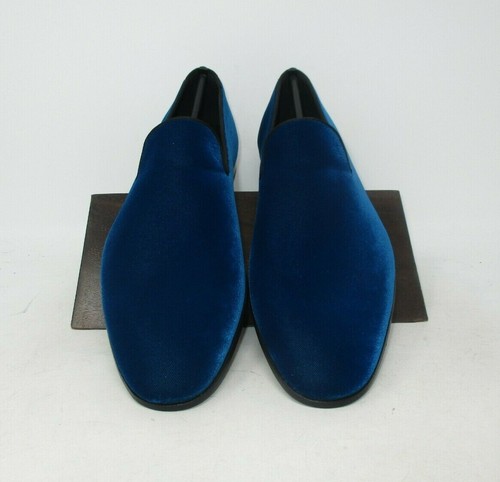 Magnanni Blue Velvet Loafers size 8 US (22334) 3147 | eBay