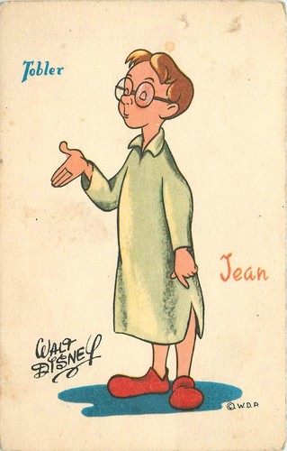 WALT DISNEY - Jean , publicité Tobler (803) | eBay