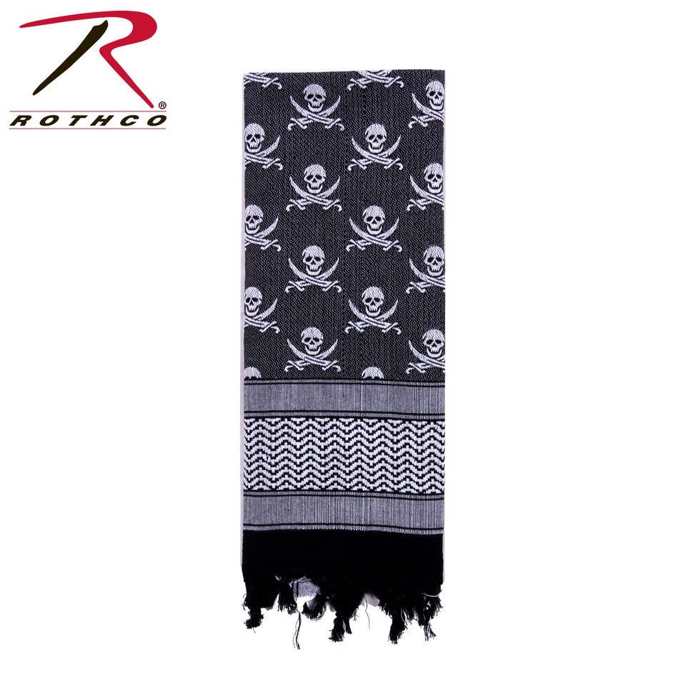 Rothco 8539 Skulls Shemagh Tactical Desert Scarf | eBay