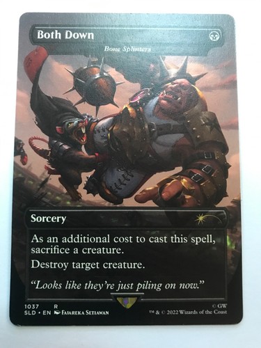 Both Down : #1037 Magic Gathering Secret Lair MTG Blood Bowl, Bone ...