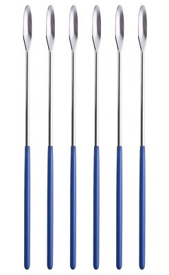 Micro Lab Spoon/Scoop/Spatula with Nickel-Stainless Blade - 6 Pack | eBay