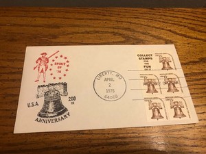 1976 FIRST DAY OF ISSUE STAMP 13 CENT USA 🇺🇸 200TH ANNIVERSARY SPIRIT ...