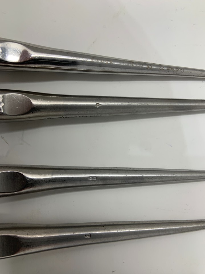 Set of 17 Codman Brun Bone Curettes Straight & Angled Orthopedic Neuro ...