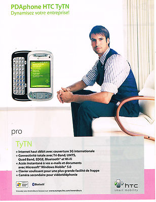 PUBLICITE ADVERTISING 104 2006 HTC le PDAphone TyTN | eBay