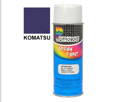 KOMATSU FORKLIFT SPRAY PAINT TOUCH BLUE PURPLE 12 0Z (SET OF 2) | eBay