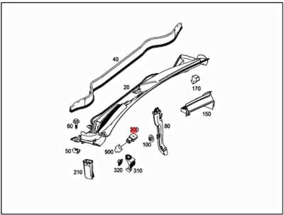 Genuine MERCEDES BBDC W242 C117 C190 C238 Nox sensor 0009055800 | eBay