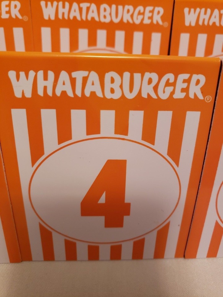 Individual WHATABURGER Restaurant Table Tent Numbers - Modern Glossy | eBay