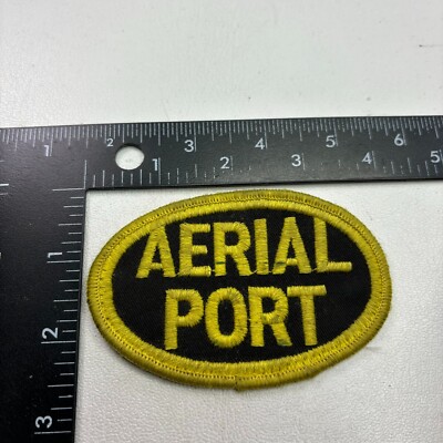 Vintage AERIAL PORT Patch (AIR FORCE MILITARY I THINK?)(Aircraft ...