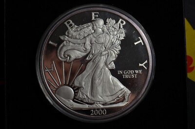 2000 1LB Pound Proof Walking Liberty United States Troy .999 Fine ...