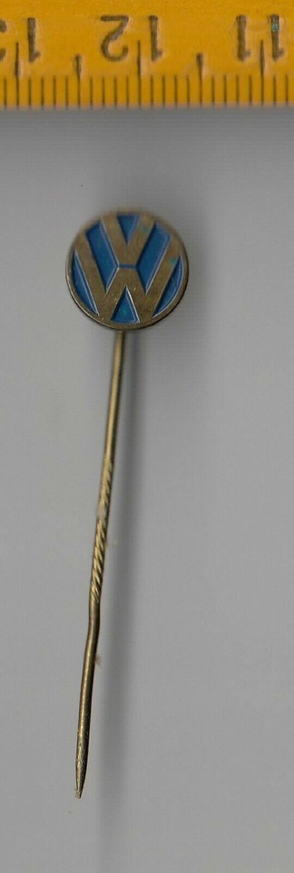 Vintage VOLKSWAGEN VW pin badge Logo 1960s Beetle Van Käfer Auto ...