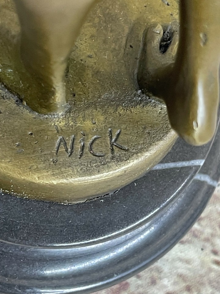 Signed Original European Made Buff Nude Male Gay Bronze Hot Cast ...