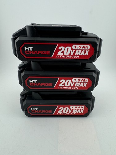 [3-PACK] HYPER TOUGH 20V MAX 1.5AH [HT CHARGE] LITHIUM-ION BATTERY ...
