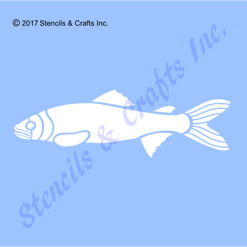 FISH MINNOW STENCIL NAUTICAL BEACH OCEAN MARINE COASTAL CRAFT TEMPLATE ...