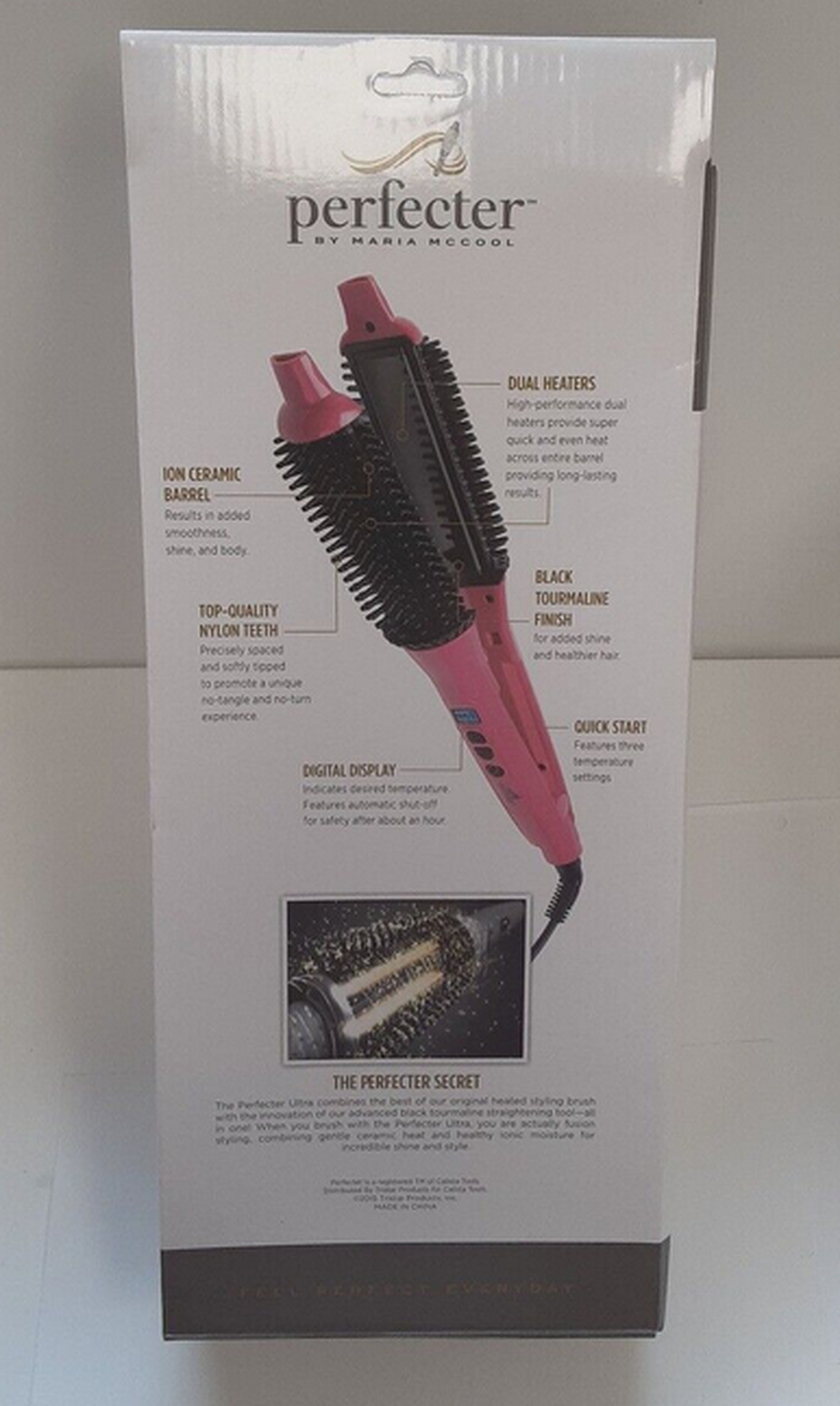 STYLING BRUSH / STRAIGHTENING HEATED PERFECTER ULTRA TOOL BY MARIA ...