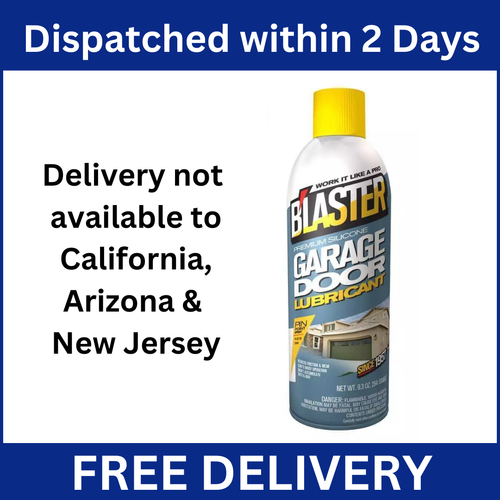 Blaster 9.3 Oz Garage Door Lubricant Spray, Premium Silicone | eBay