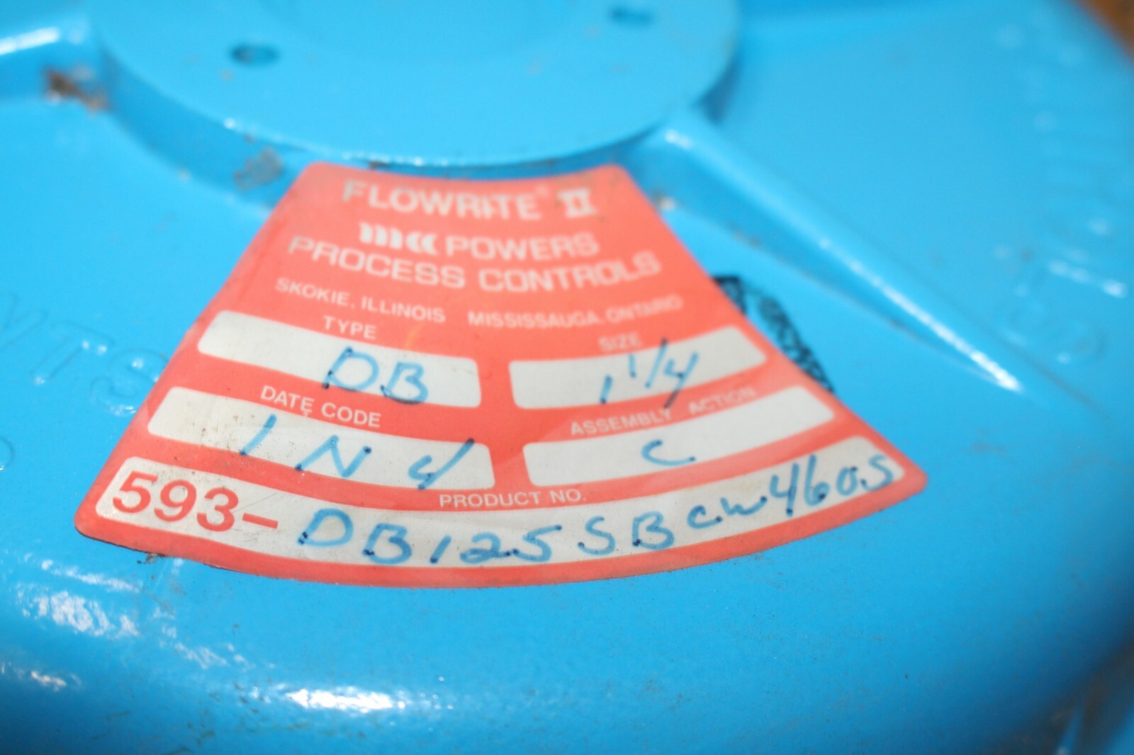 Flowrite II 593-DB1256BCW4605 1-1/4" Type DB Valve NEW | eBay