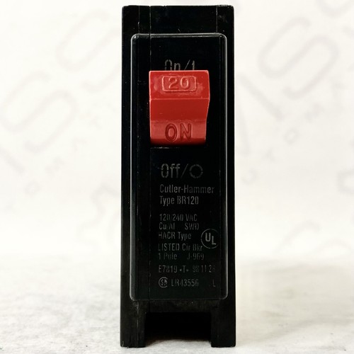 Westinghouse Bryant Cutler Hammer BR120 1 Pole 20A 120V Circuit Breaker ...