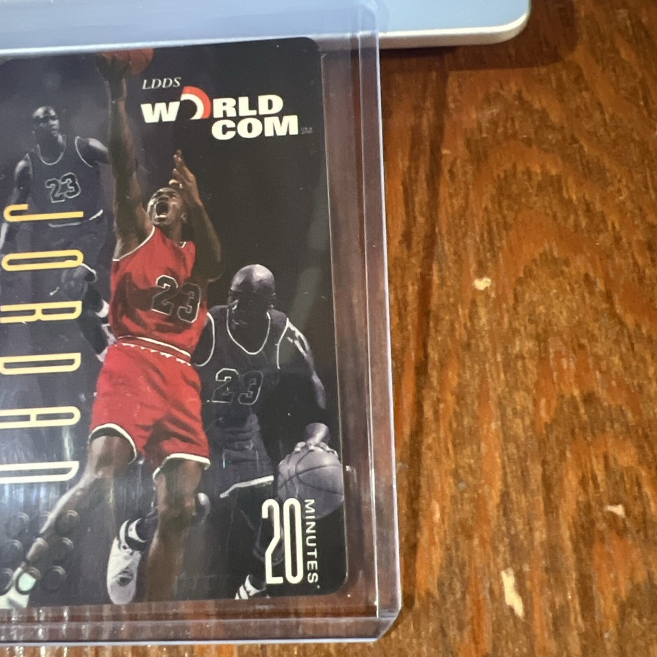 Michael Jordan 1996-98 LDDS Worldcom Phone Card NM-MT 20 minutes ...