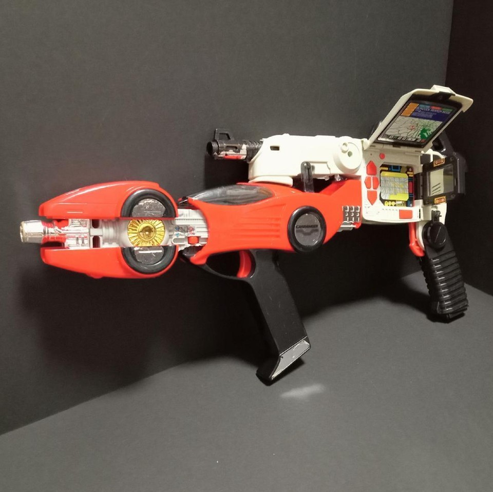 Power Rangers TURBO Carranger DX Auto Blaster & Car Navic set BANDAI ...