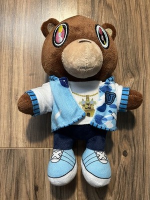 Kanye West Teddy Bear Plush 10” Graduation University Bear 9” | eBay