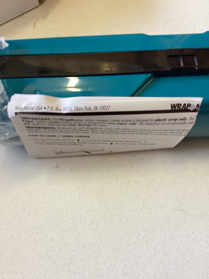 WrapMaster WM-1500 Wax Paper Dispenser BLUE Parchment Wrap Master | eBay
