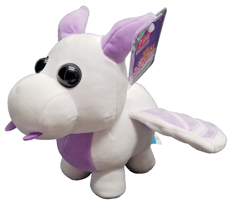 Adopt Me! Plush Pet LAVENDER DRAGON Stuffed Animal Roblox 2024 Toy+ ...