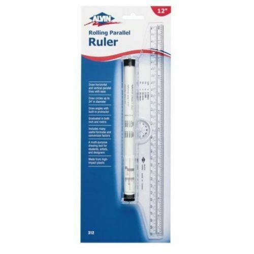 Alvin 312 Rolling Parallel Ruler 12 Inch M9 for sale online | eBay