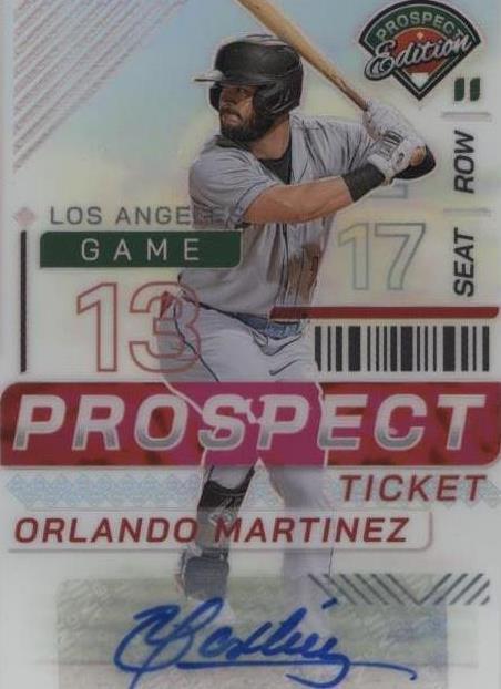 2024 Panini Prospect Edition - Orlando Martinez #139 Silver Prizm ...