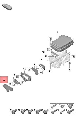 Genuine PORSCHE Taycan Y1A Cover 9J1901135 | eBay